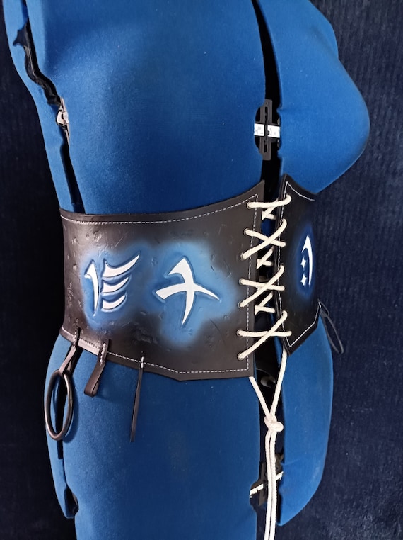 Corset Style Leather Hero Belt Body Armour Armor for Larp | Etsy