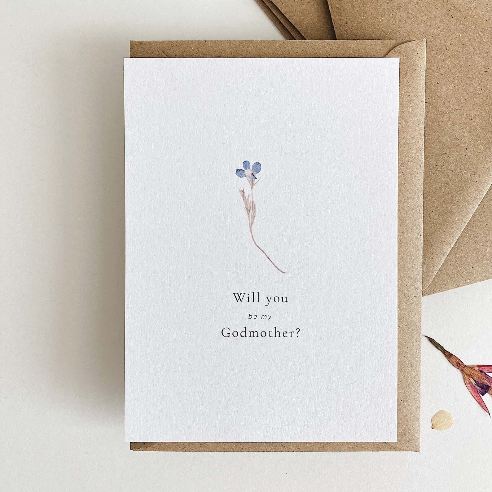 Will You Be My Godparents Godparent Card Godmother Proposal - Etsy