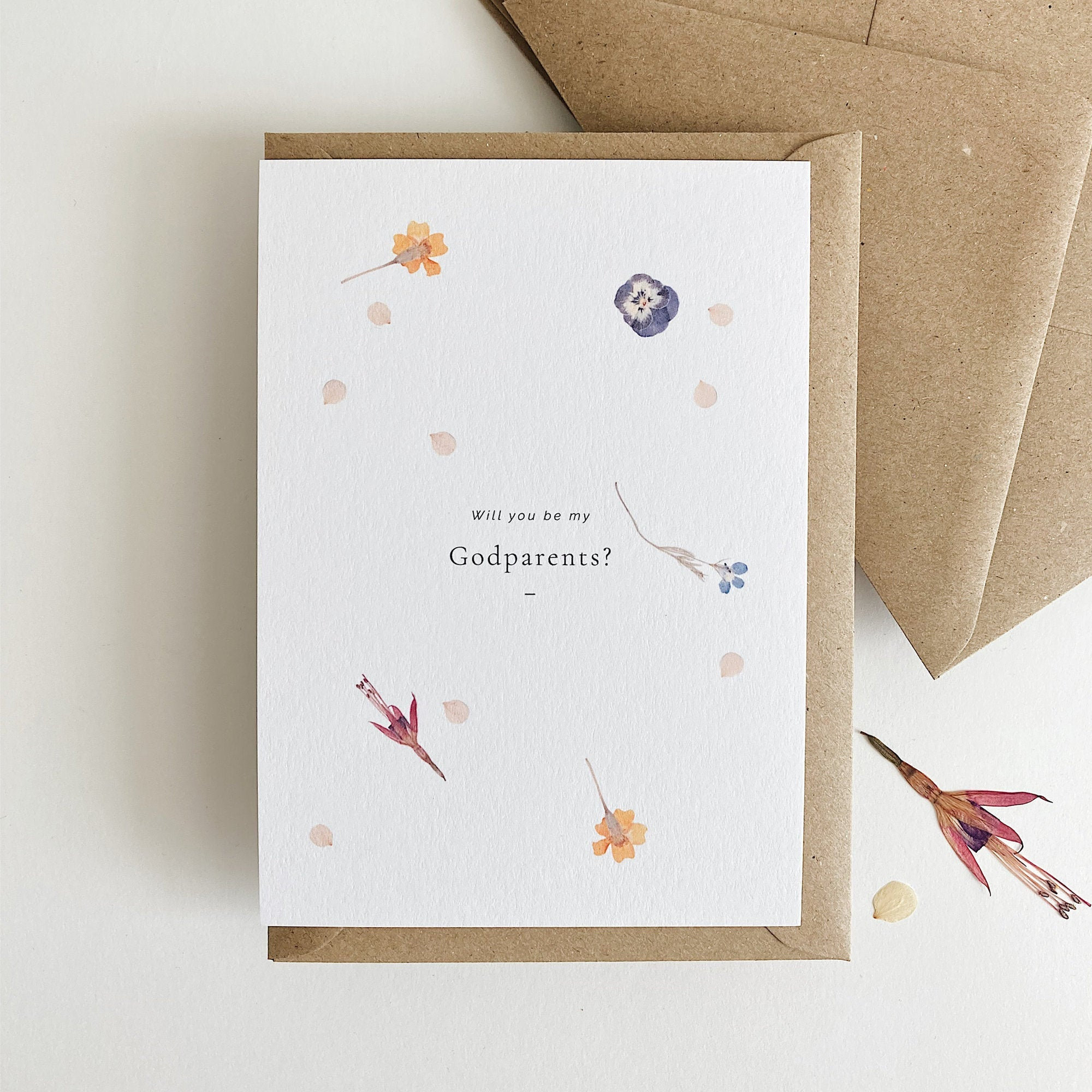 Godparents Proposal Card Will You Be My Godmother Will You - Etsy