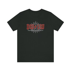 SW DW Rock Tee Shirt Winchesters Supernatural Shirt Sam & Dean Demon ...