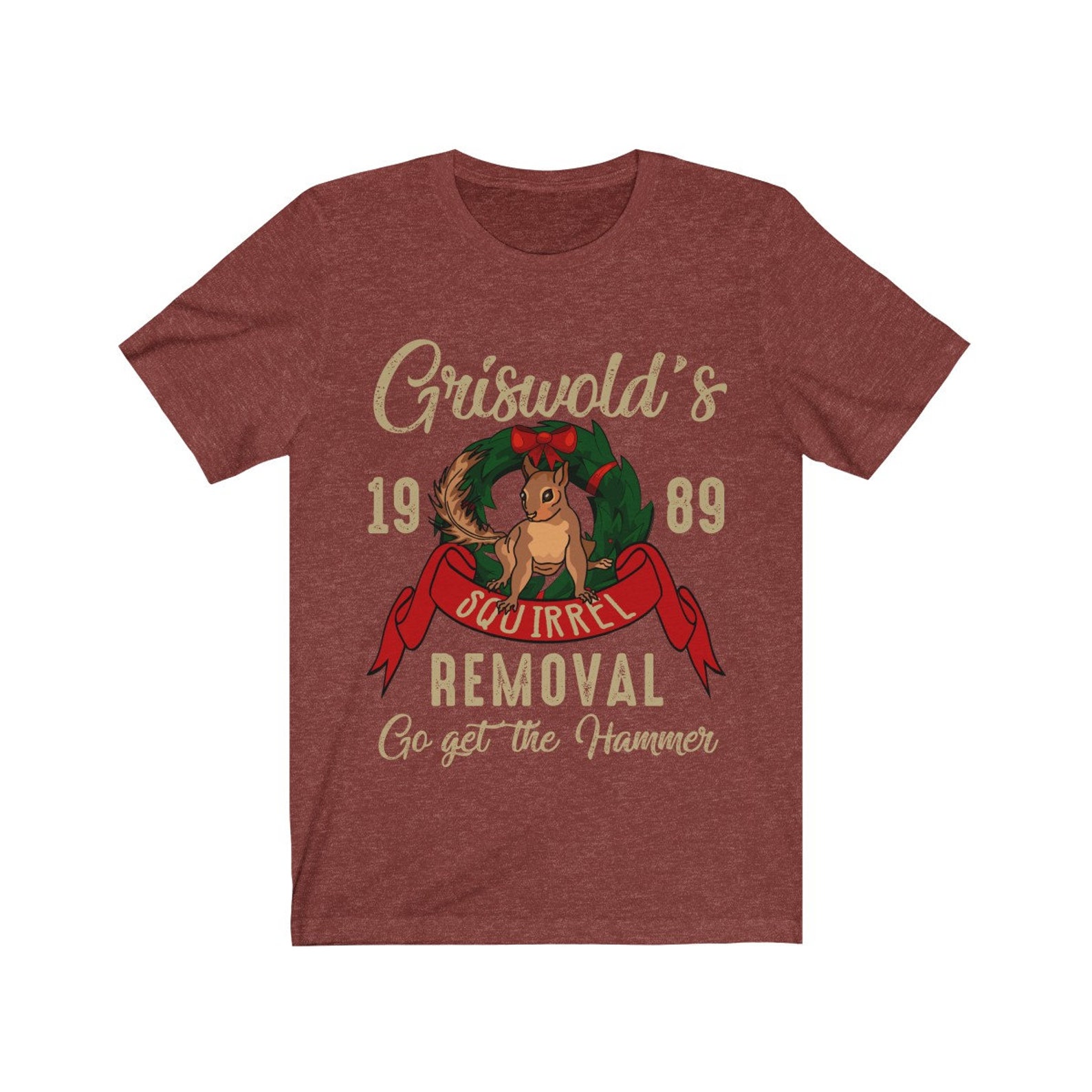 Griswold's Squirrel Removal Funny Tee Shirt Christmas Vacation Retro ...