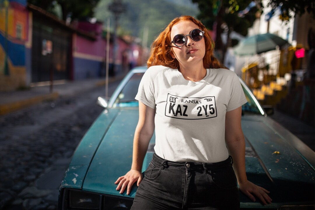 KAZ2Y5 Baby License Plate | Impala 67 Tee Shirt Winchesters ...