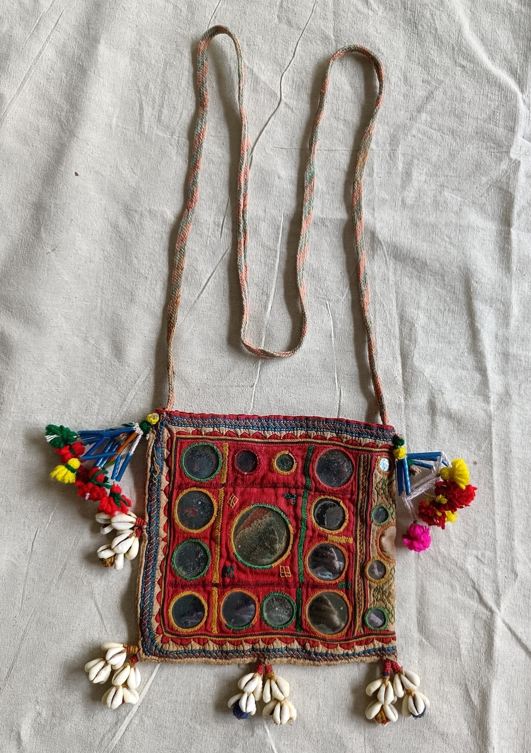 ANTIQUE TRIBAL Banjara Gypsy Small Sling BAG Coin Purse Pouch - Etsy