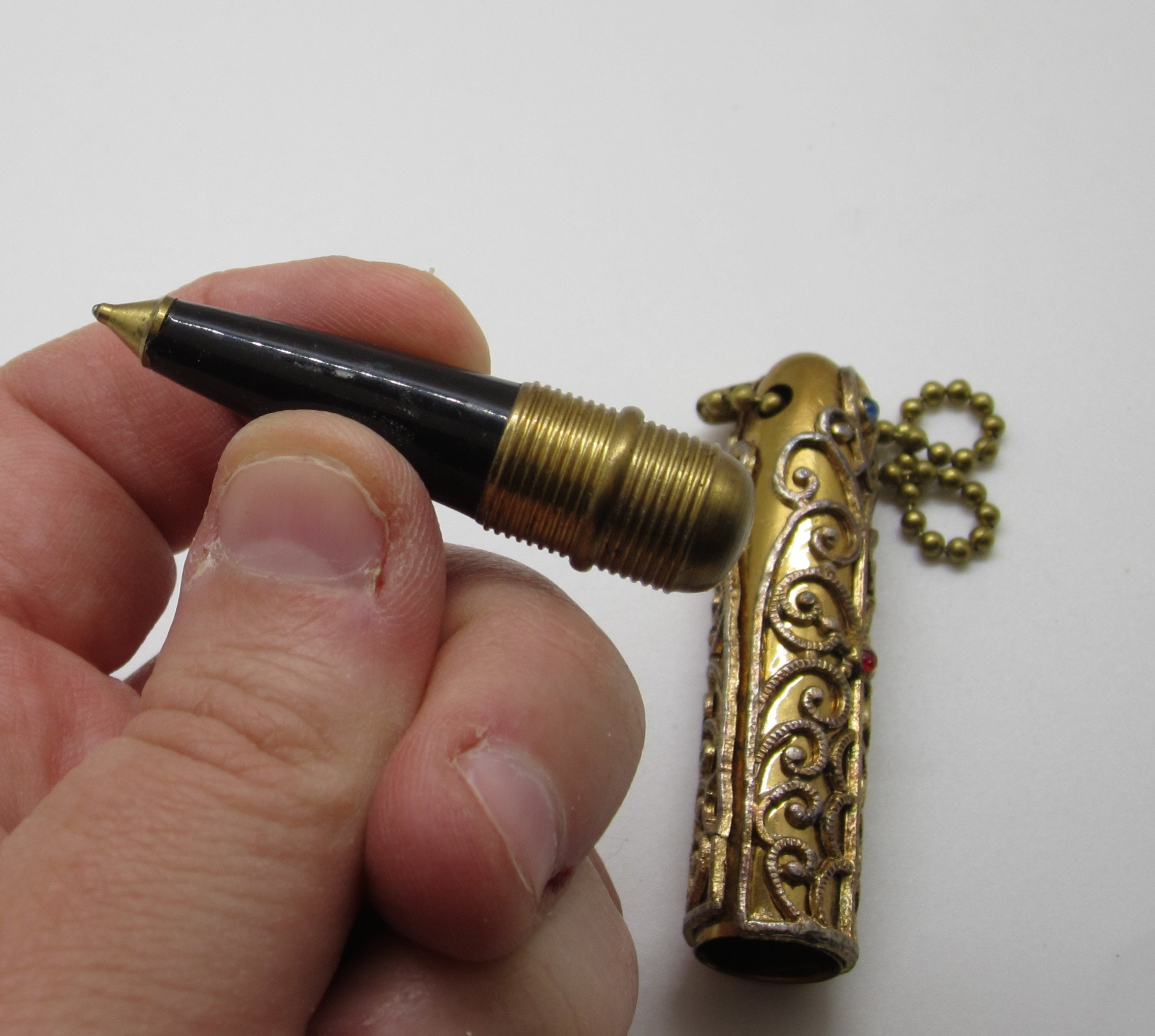 Vintage Mini Tube Pen - Etsy