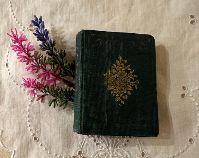 Vintage Tiny Scripture Book From 1894 - "chaplet of Flowers" - Etsy