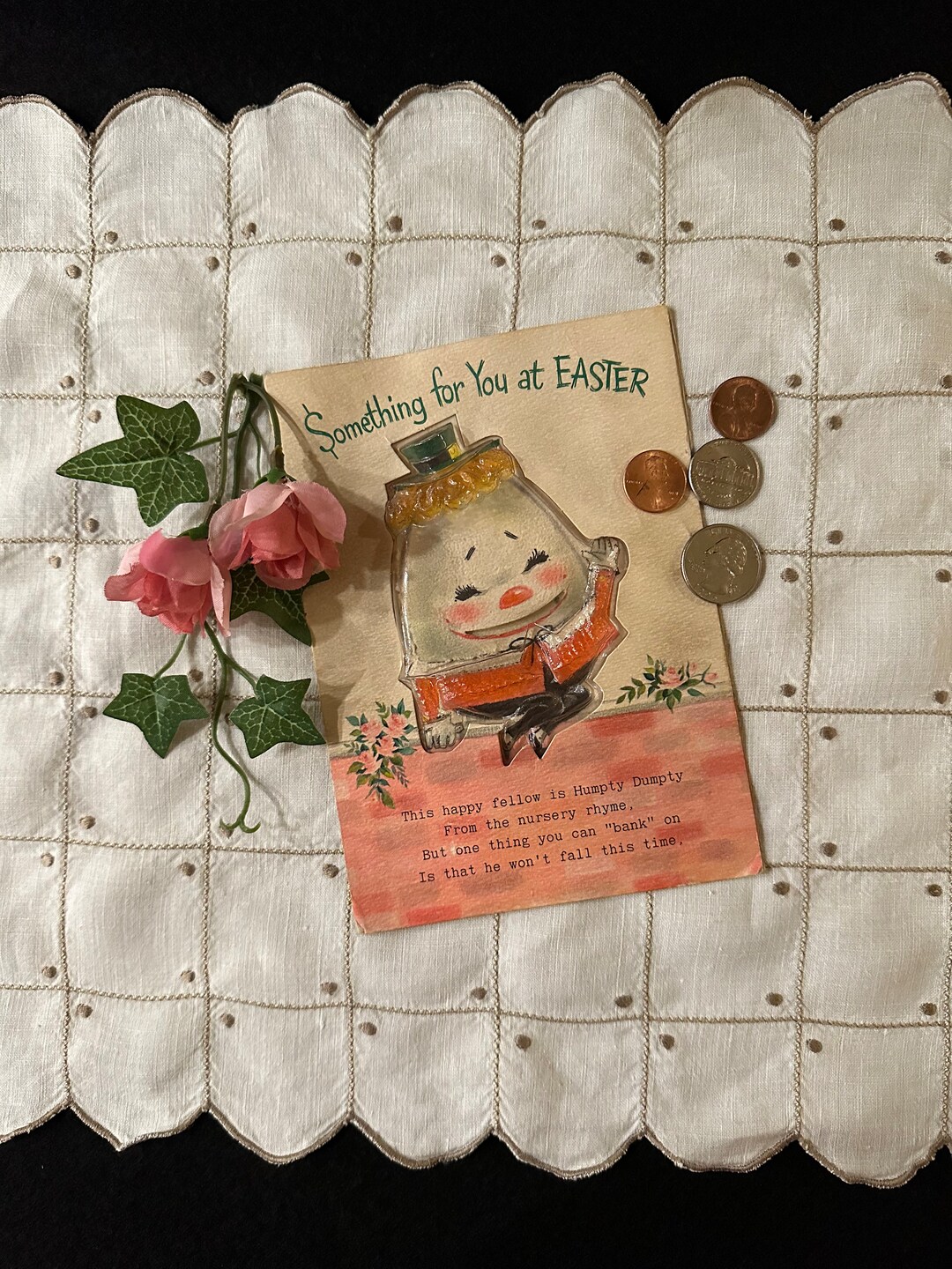 Vintage Hallmark Humpty Dumpty Easter Card - Etsy