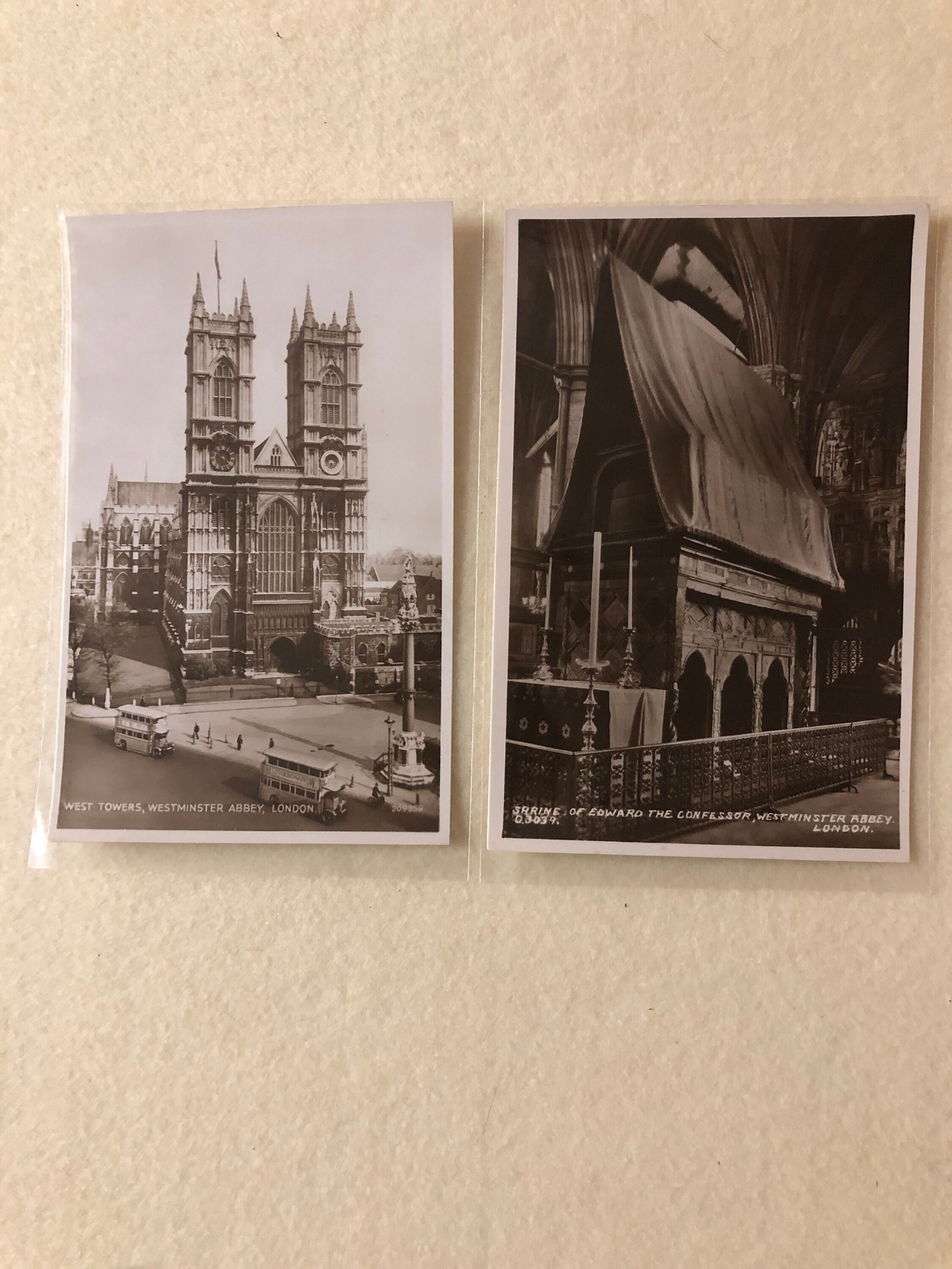 Vintage Postcards - Westminster Abbey Set of 6 in Original Envelope - Etsy