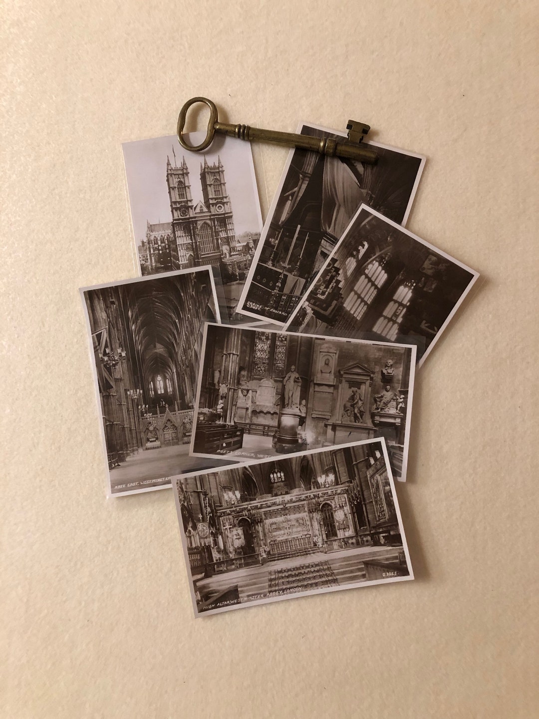 Vintage Postcards - Westminster Abbey Set of 6 in Original Envelope - Etsy