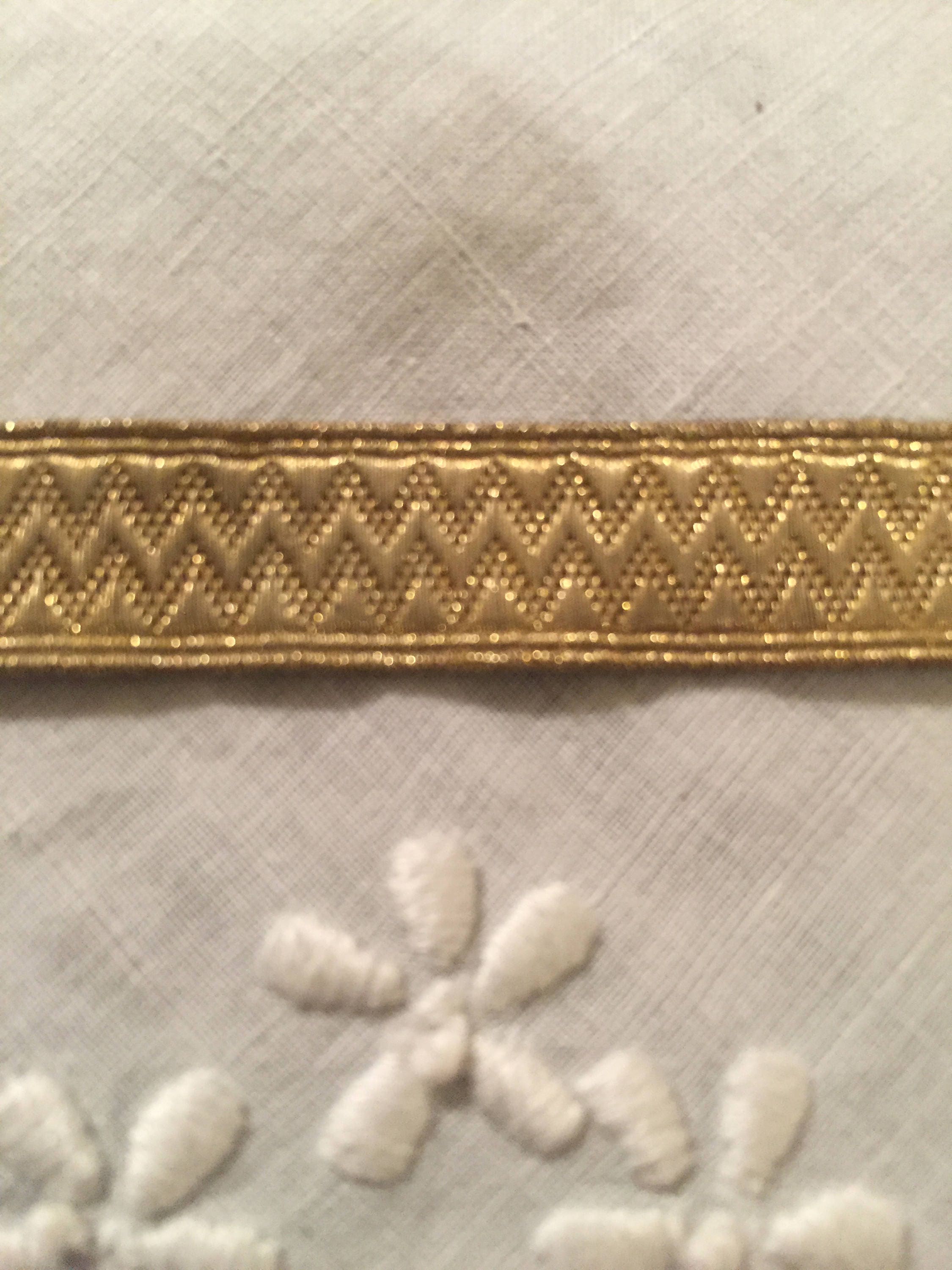Tresse de métal Vintage armure Chevron or - Etsy France