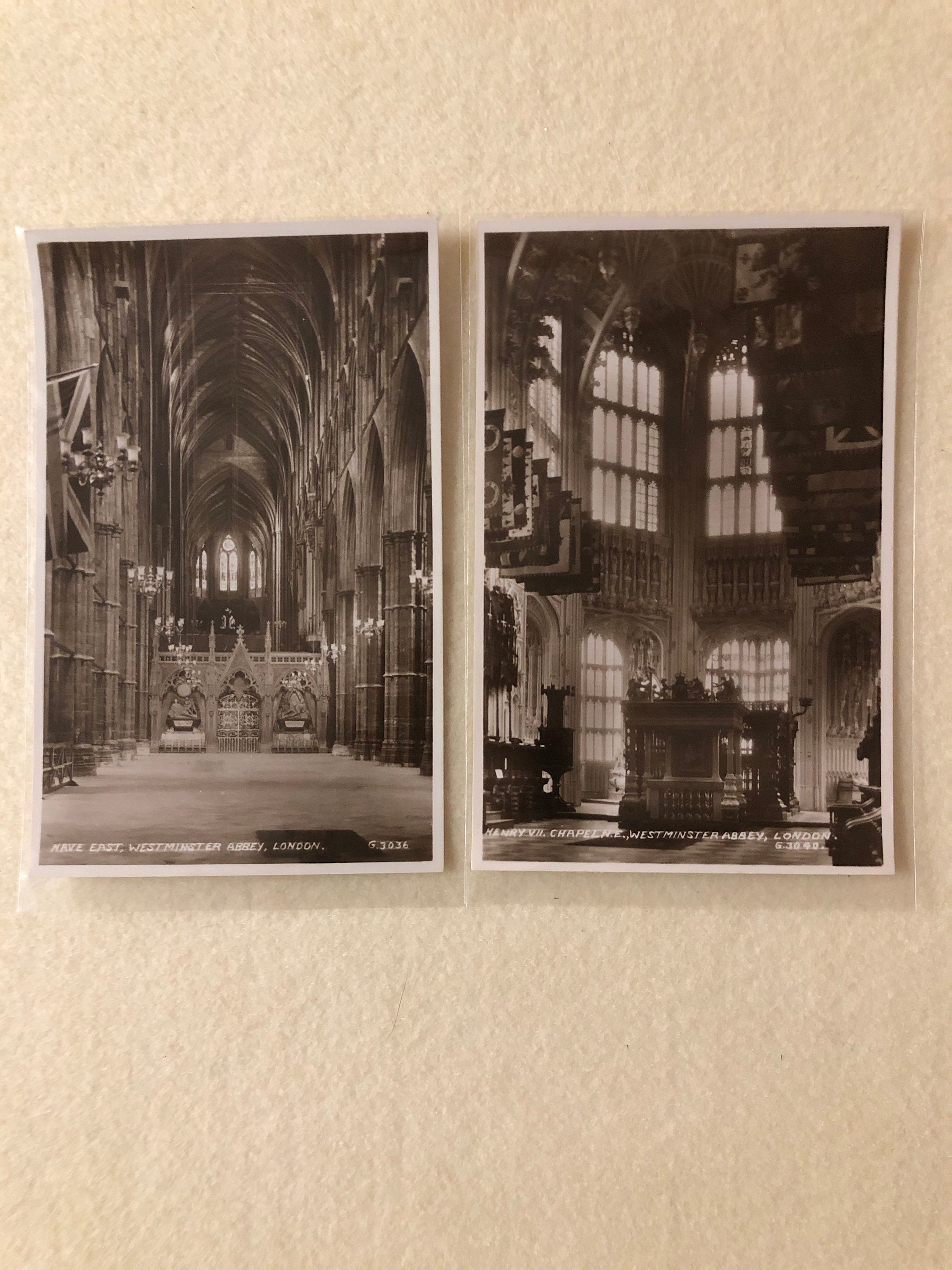 Vintage Postcards - Westminster Abbey Set of 6 in Original Envelope - Etsy