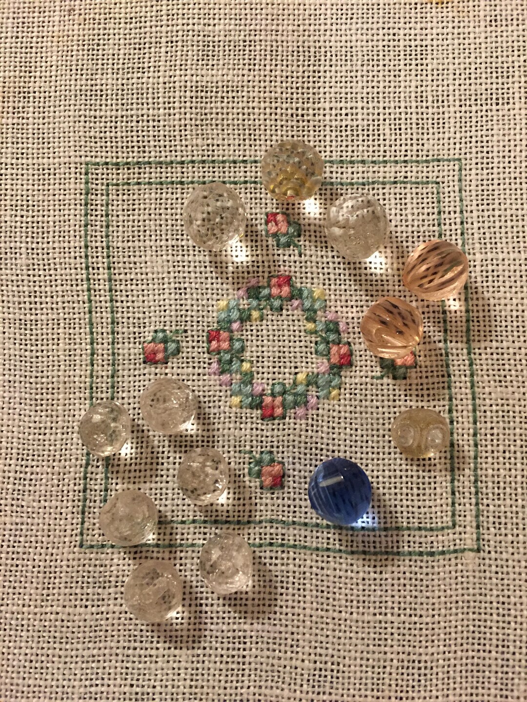 Vintage Buttons - Assorted Cut Glass Buttons Set of 12 - Etsy