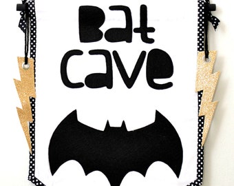 Bat cave sign | Etsy