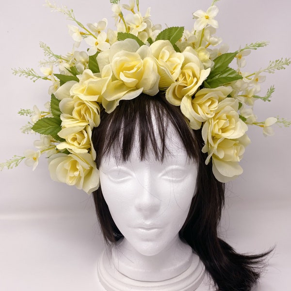 Yellow Flower Crown - Etsy