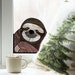 Sloth Stained Glass Pattern, Digital Pattern to Download, Stained Glass ...