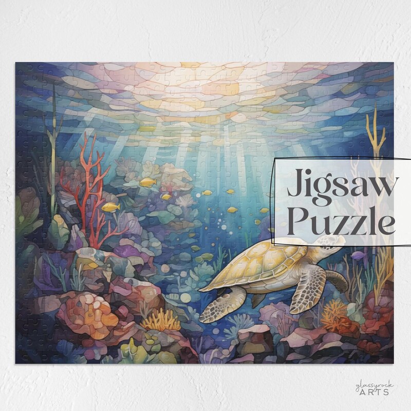 Turtle Puzzle - Etsy
