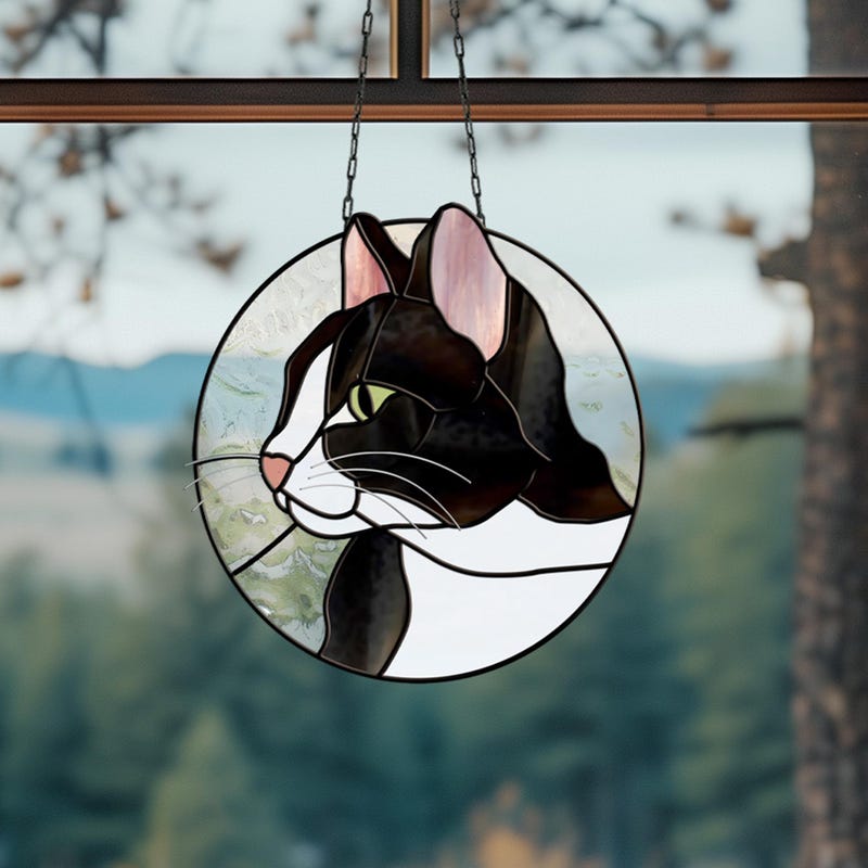 Stained Glass Cat Patterns - Etsy