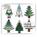 Stained Glass Christmas Tree Pattern Pack: Suncatcher DIY (digital ...
