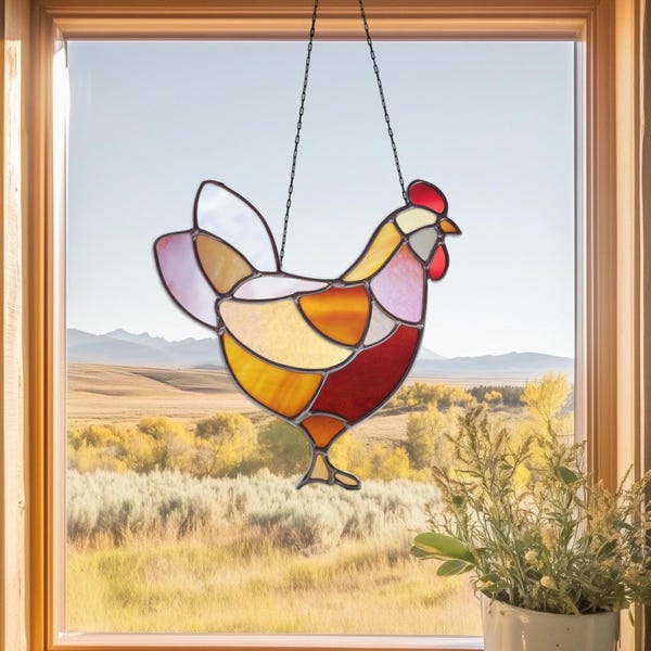 Glass Chicken - Etsy