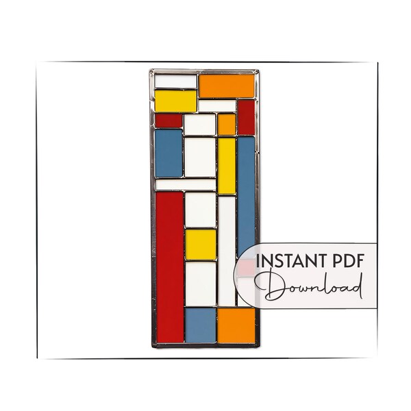Mondrian Pattern - Etsy