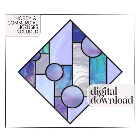Geometric stained glass patterns store