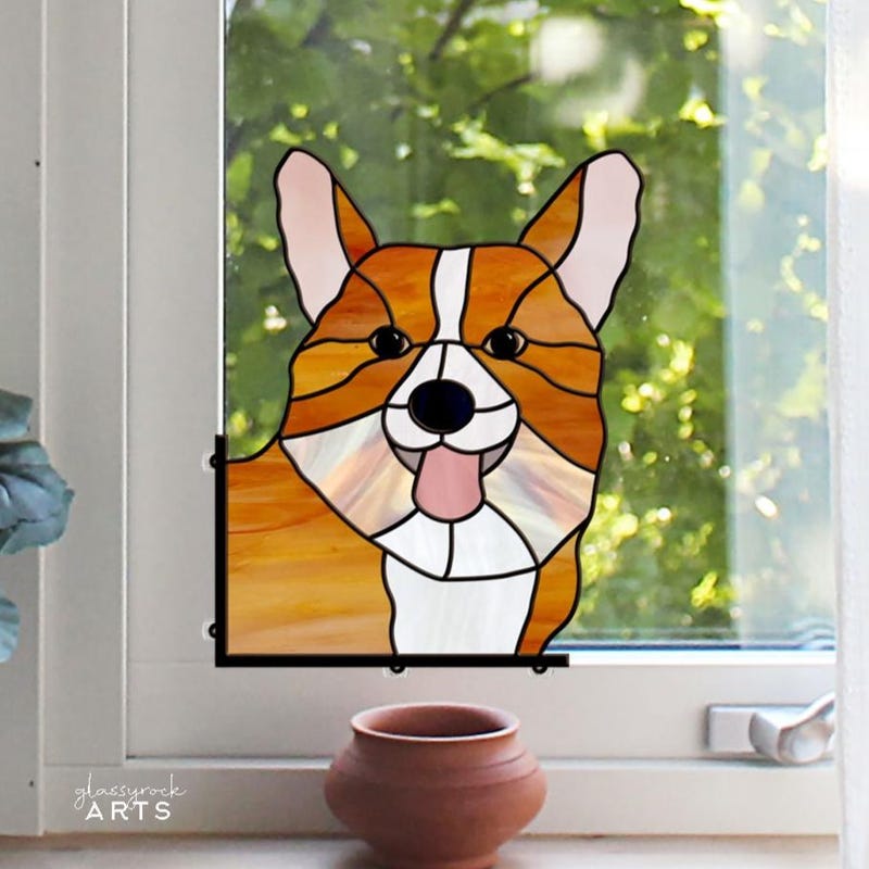 Welsh Corgi Suncatcher - Etsy