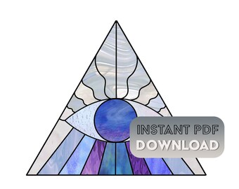 Eye Stained Glass Pattern - Etsy