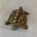 Vintage Solid Brass Turtle - Etsy