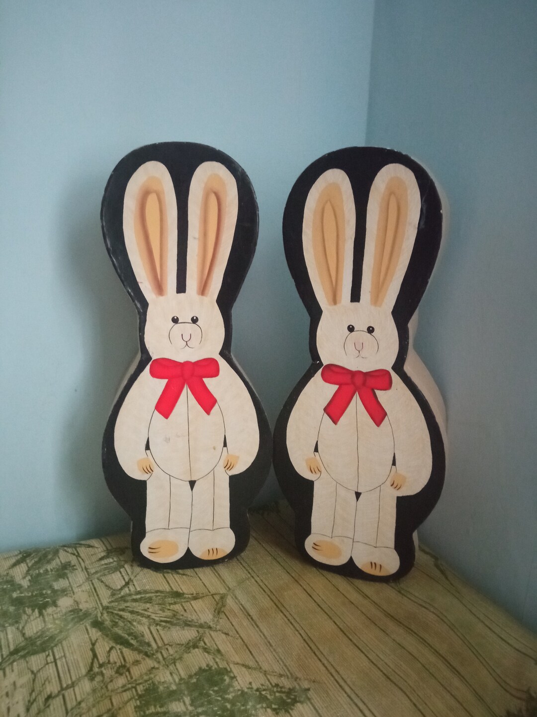 Vintage Bunny Rabbit Cardboard Box 70's - Etsy