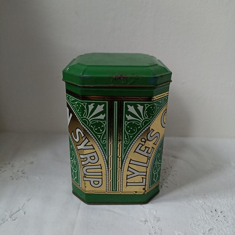 Vintage Lyle's Golden Syrup Storage Container Tin - Etsy