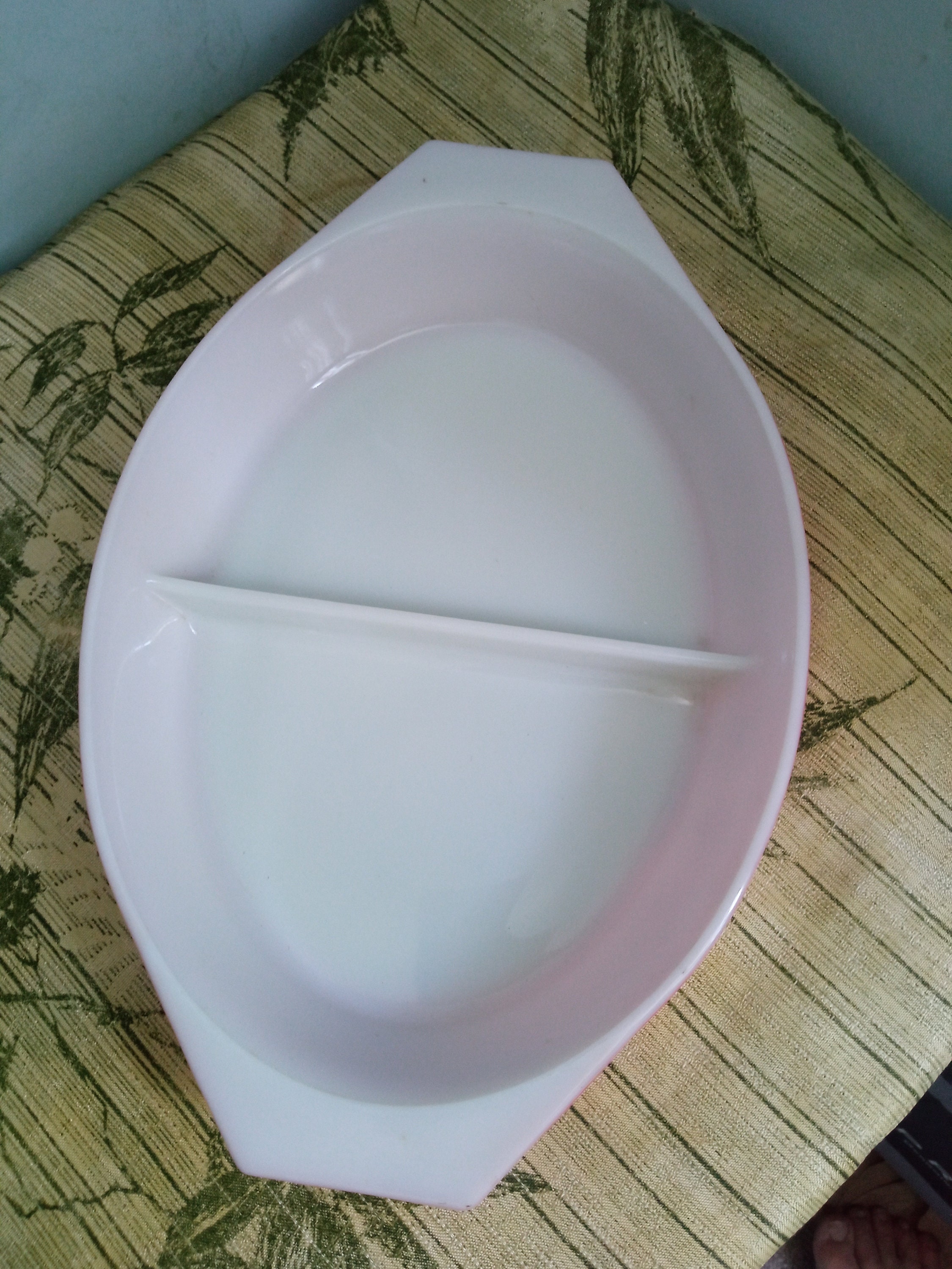 Vintage Pyrex Divider Dish Pink Daisy Gaiety Design - Etsy