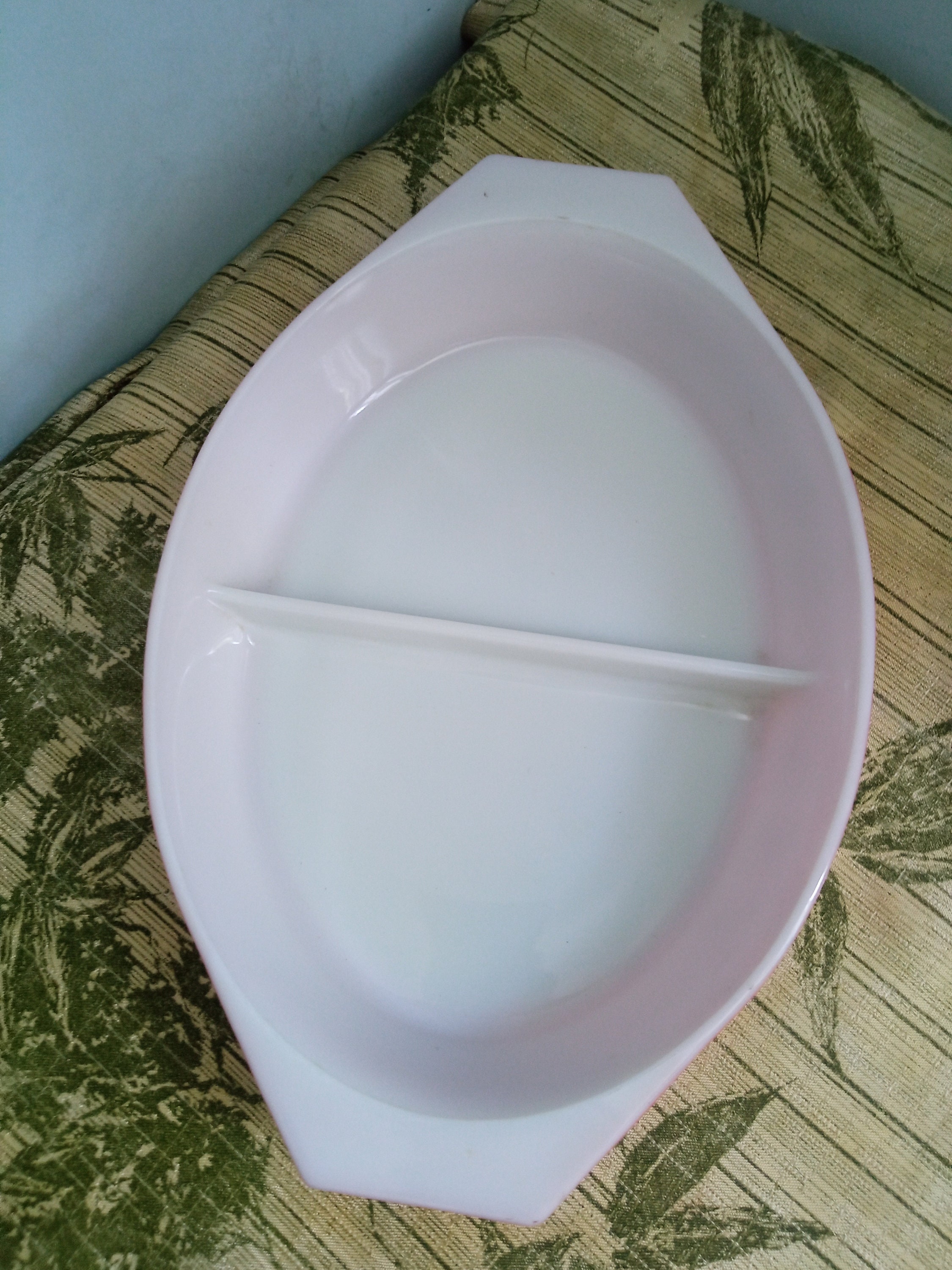 Vintage Pyrex Divider Dish Pink Daisy Gaiety Design - Etsy