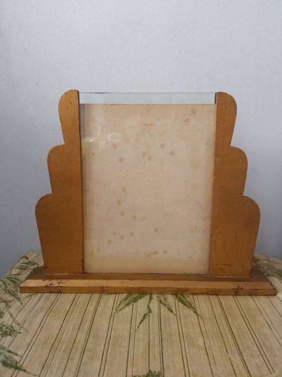 Very Large Art Deco Wooden Photo Frame - Etsy