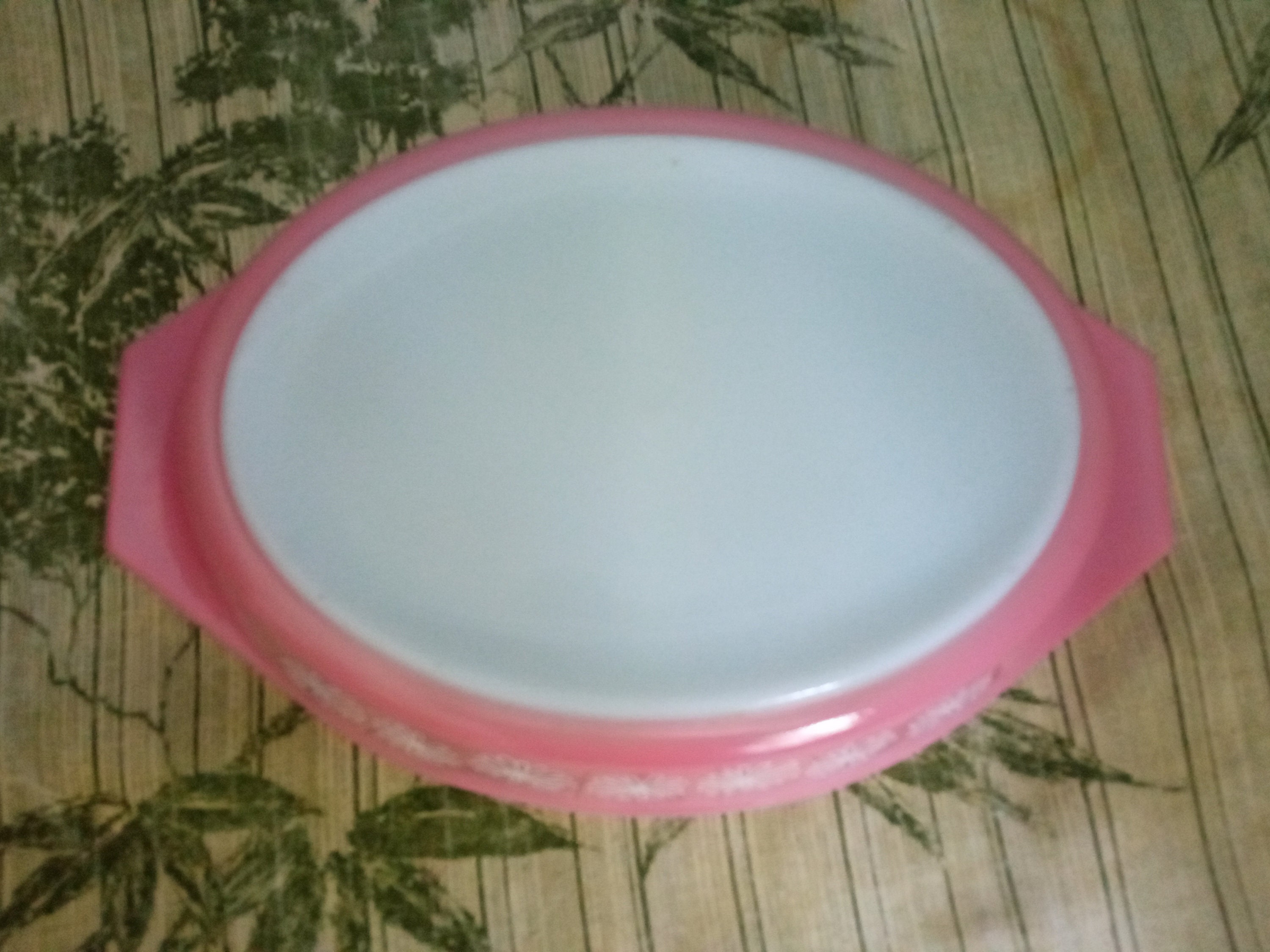 Vintage Pyrex Divider Dish Pink Daisy Gaiety Design - Etsy