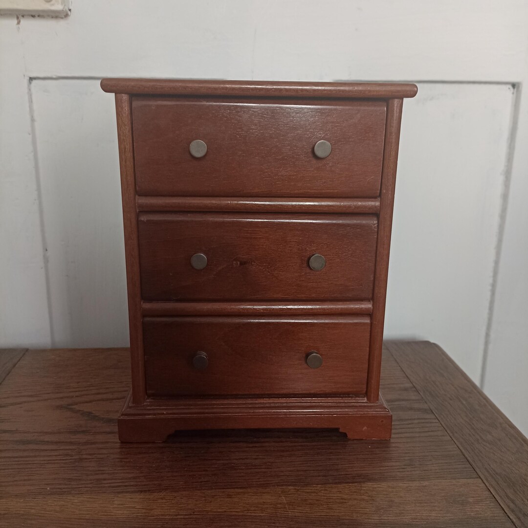 Vintage Wooden Mini Small Chest Drawers - Etsy
