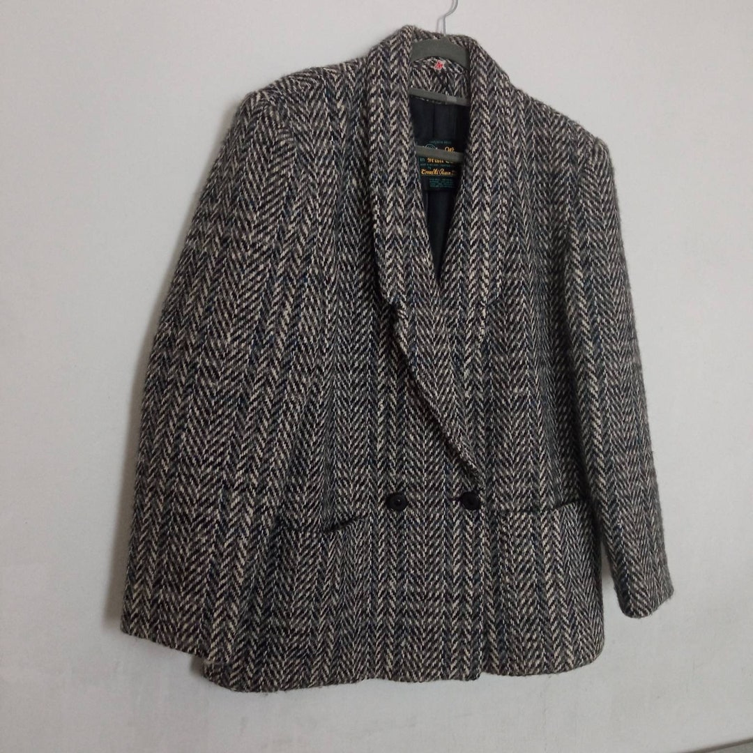 Freedom Wear Irish Tweed Vintage Pure Wool Coat Women 100% New Wool - Etsy
