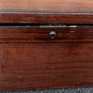 Edwardian Trunk Box, Circa 1900-1905,mahogany Veneered on Pine Box ...