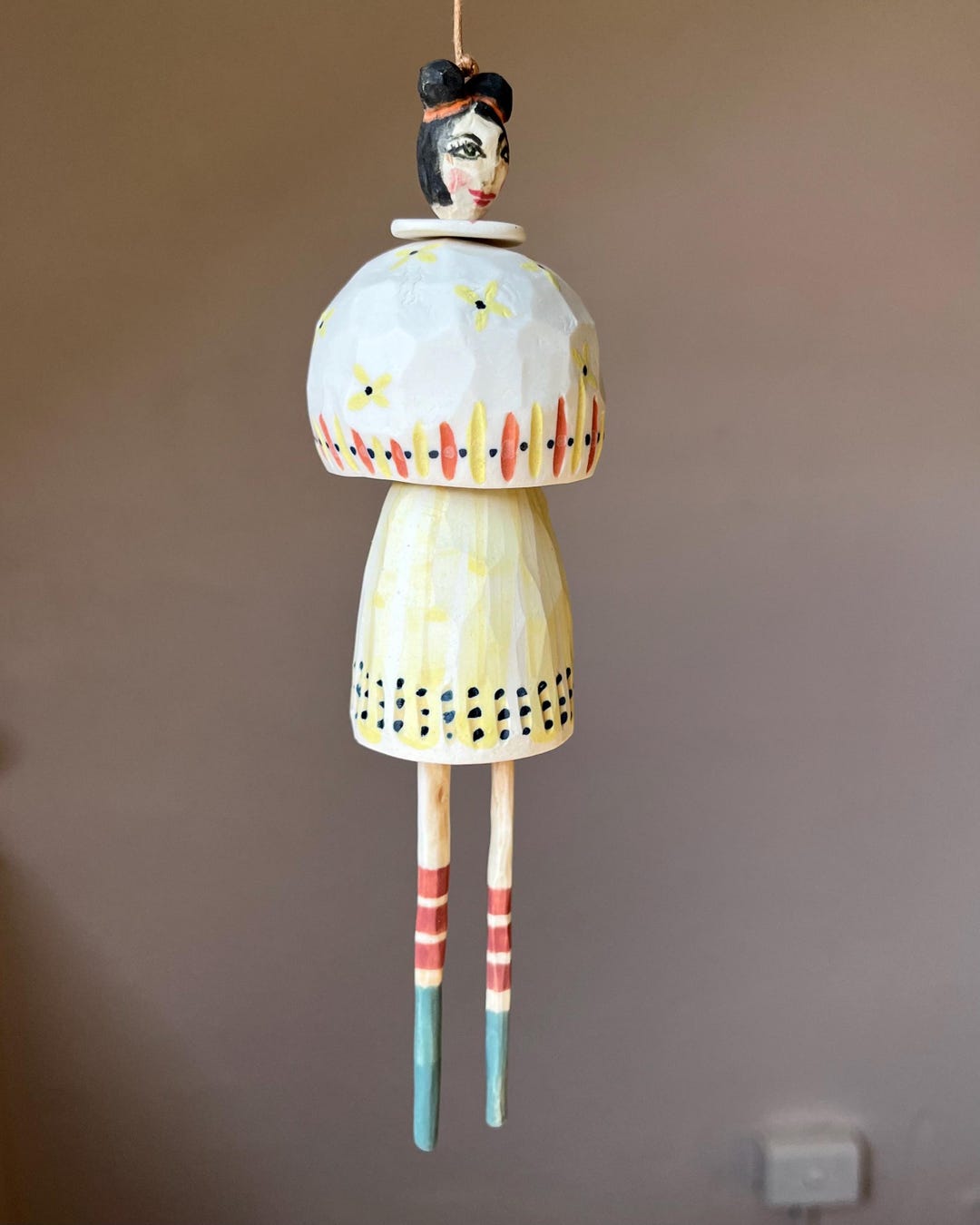 Anouk - Porcelain Lady Bell - Etsy