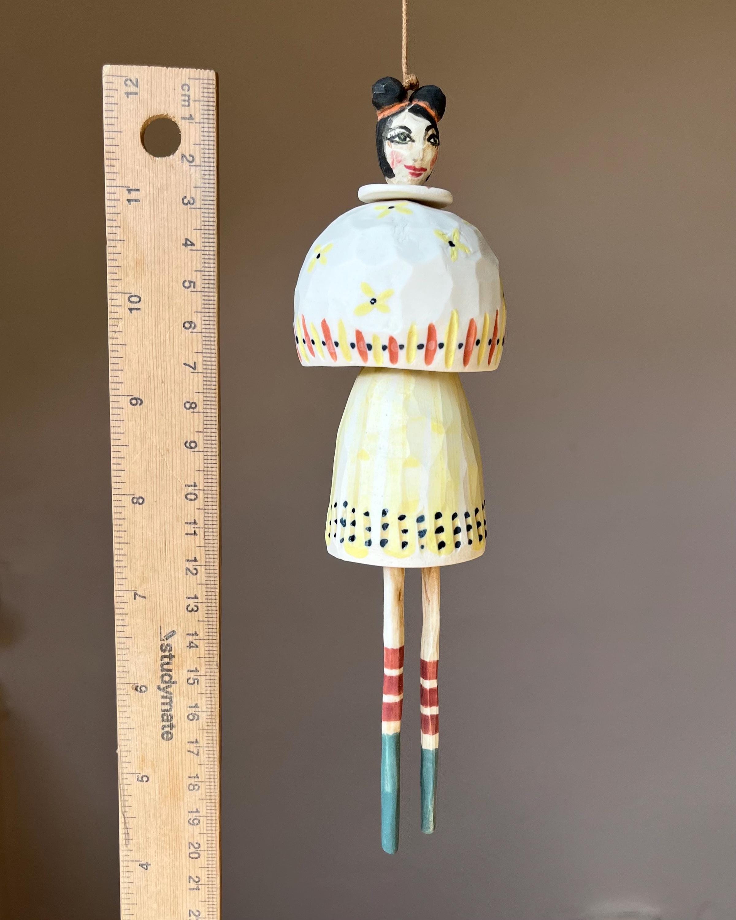 Anouk - Porcelain Lady Bell - Etsy