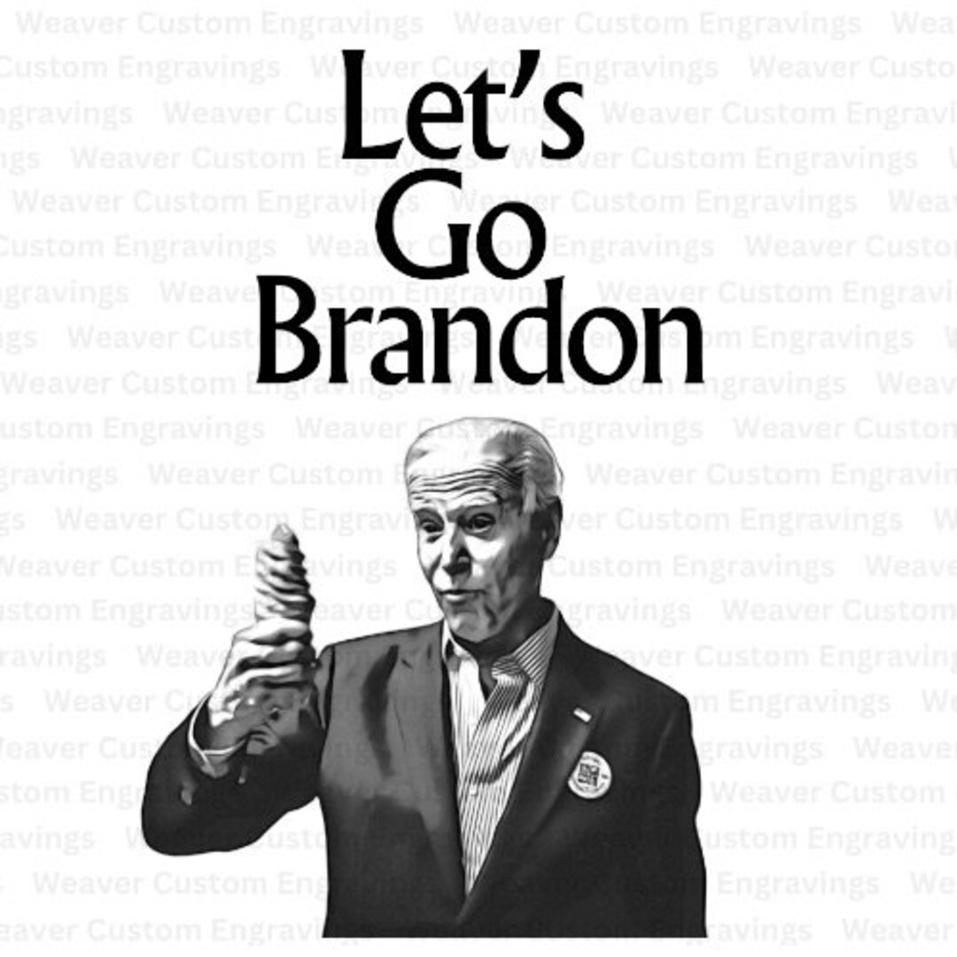 Let's Go Brandon SVG PNG PDF, Fjb Anti Biden, Biden With Ice Cream Cone ...