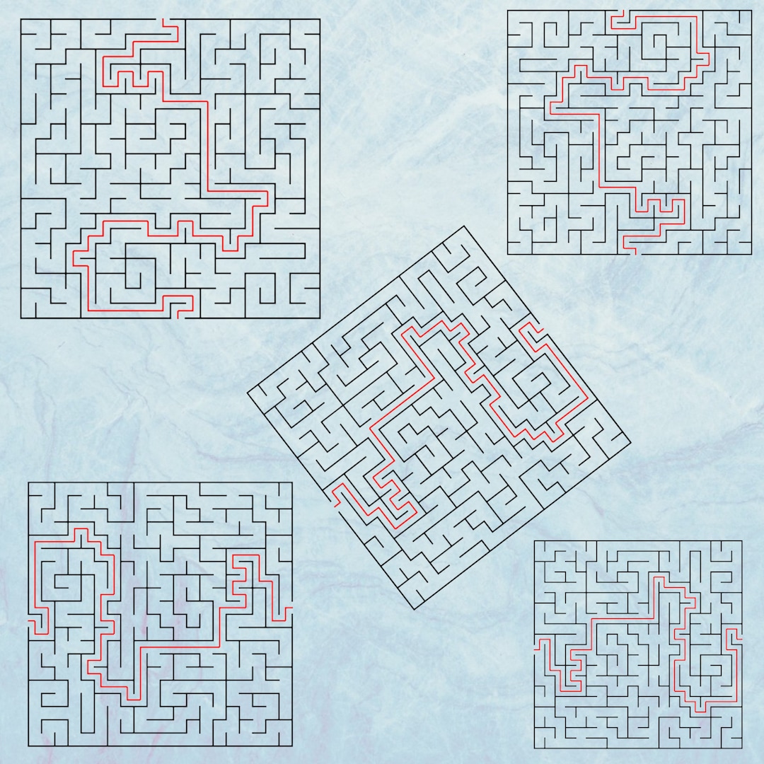 KIDS 50 MAZE Pack, Printable Maze Games Book, Maze Puzzles for Children ...