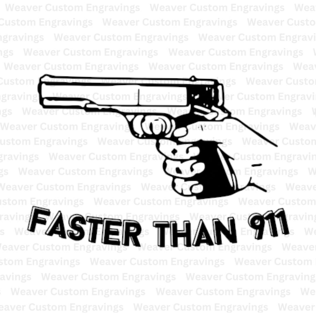 Faster Than 911 SVG PNG PDF, Screen Print Transfer Digital Cut File ...