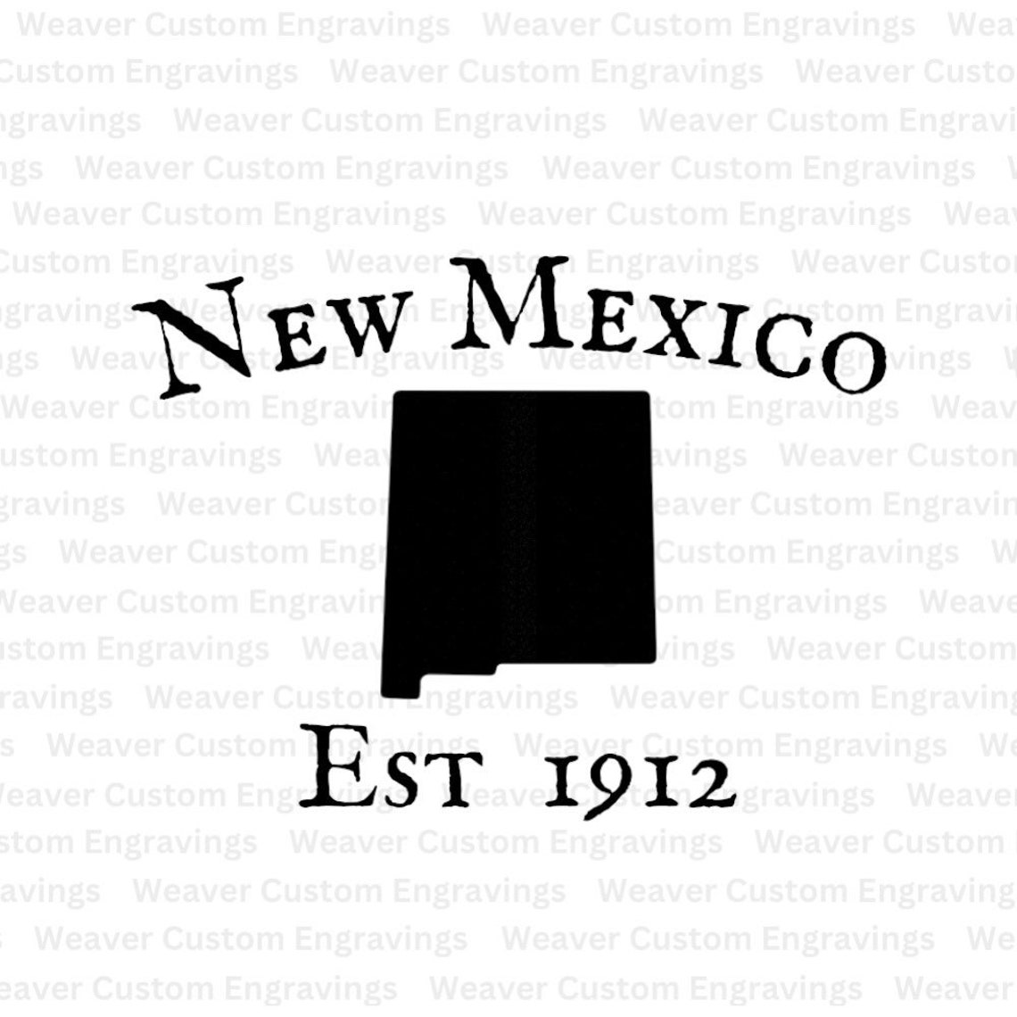 New Mexico Outline SVG PNG, State of New Mexico Silhouette Vector File ...