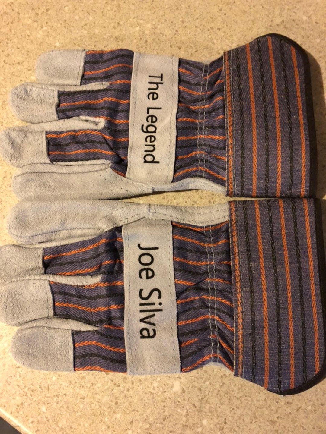 Personalized Suede Leather Work Gloves, Custom Carpentry Gloves - Etsy