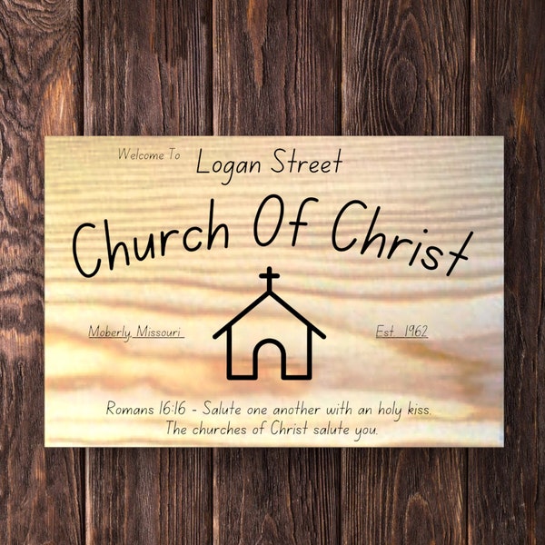 Church Welcome Sign - Etsy