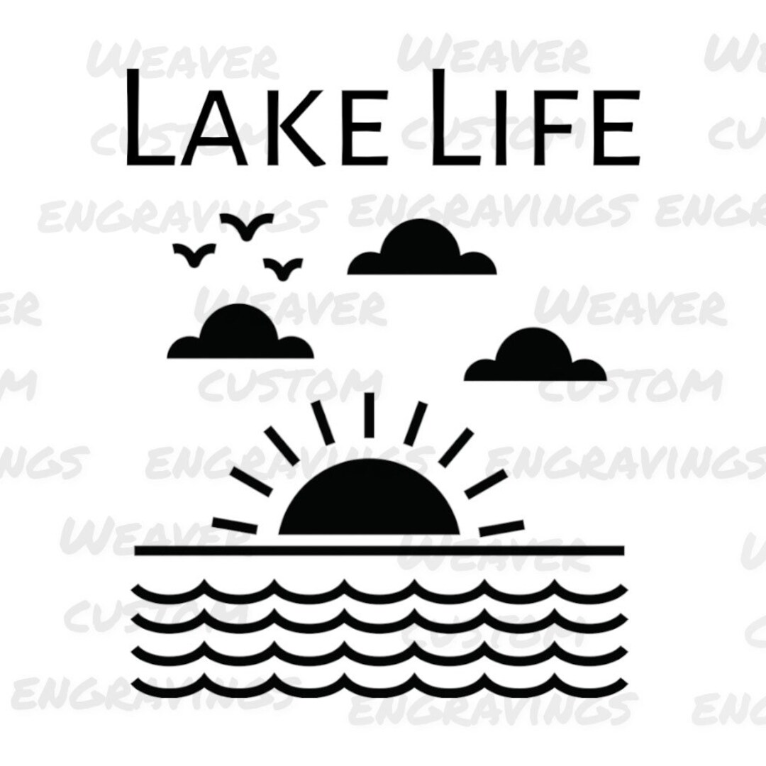 Lake Life PNG SVG PDF, Lake Life Adventure Digital File for Sublimation ...