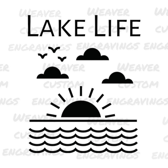Lake Life PNG SVG PDF Lake Life Adventure Digital File for - Etsy