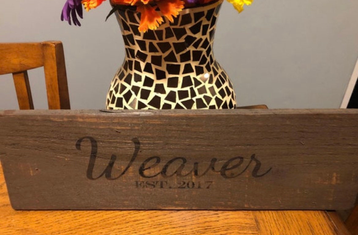 Custom Rustic Sign With Last Name Wall Decor to Hand Anywhere - Etsy