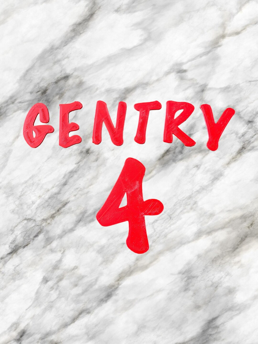 Personalized 3D Printed Letters, Customized Name Printed Letters ...