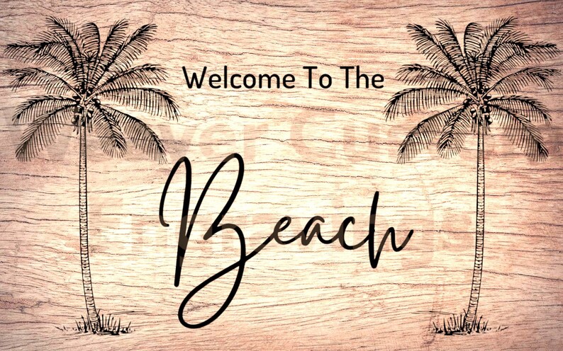 Welcome to the Beach PNG SVG PDF Beach House Digital Cricut - Etsy