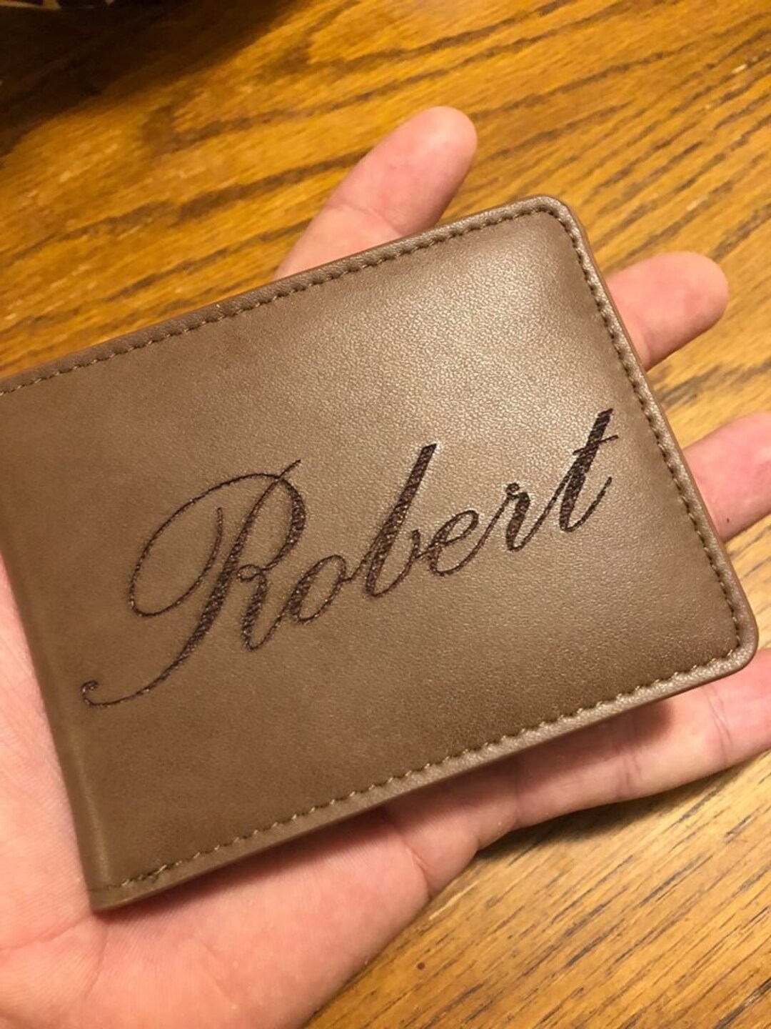 Custom Personal Men's Wallet - Custom Engraved Wallet, Personalized ...